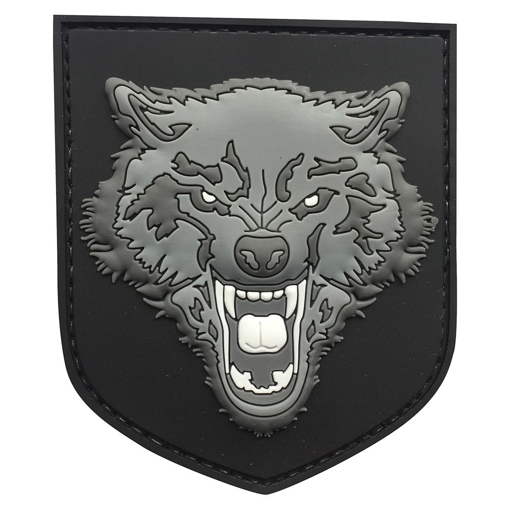DRAGONPRO 3D Wolf PVC Patch 85 x 70 mm | MCL Interglobal | Airsoft